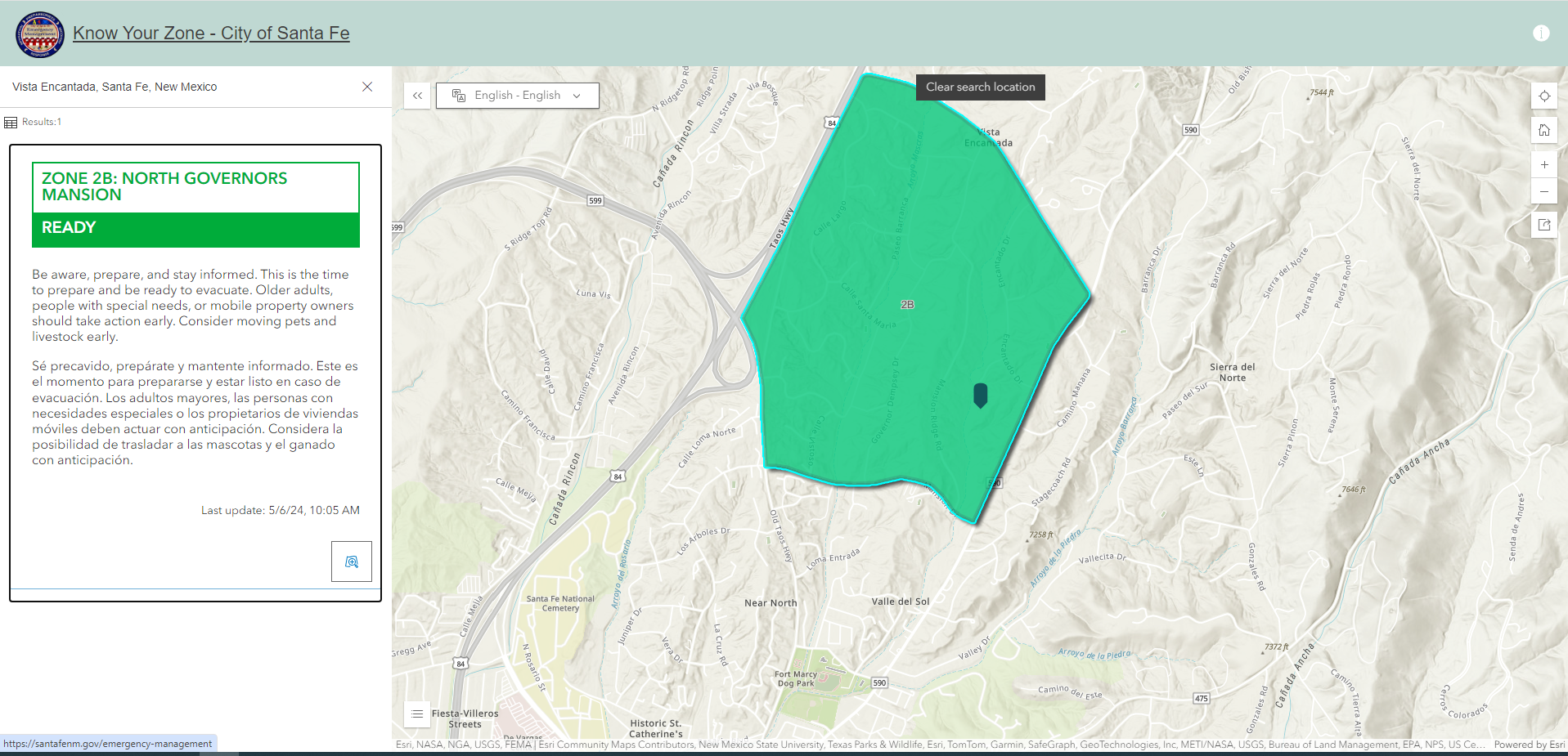 City Debuts ‘Know Your Zone’ Wildfire Evacuation App | City of Santa Fe